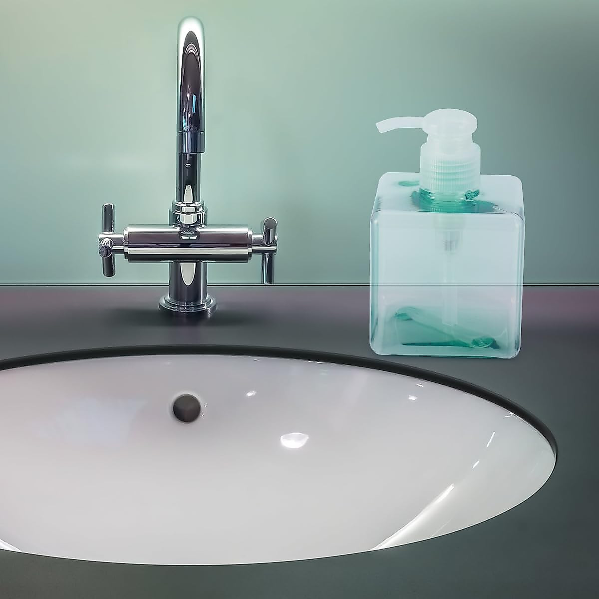 YARNOW Lotion Dispenser Bottle Hand Soap Bottle Clear Soap Dispenser Hand Lotion Dispenser Liquid Pump Jar Travel Lotion Bottle