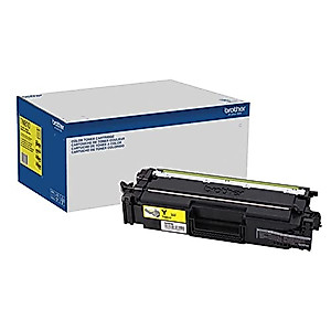 Brother Genuine Standard Yield Toner Cartridge, TN810Y, Replacement Yellow Toner, Page Yield Up to 6,500 Pages