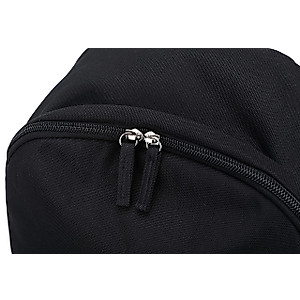 Acmebon Casual Waterproof Backpack for Girl and Boy Pure Color Bookbag for Teen Black