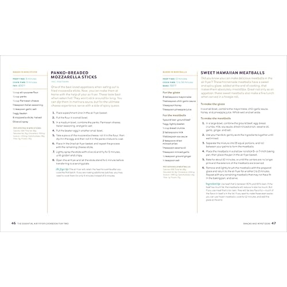 The Essential Air Fryer Cookbook for Two: Perfectly Portioned Recipes for Healthier Fried Favorites