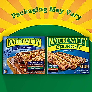 Nature Valley Crunchy Granola Bars, Variety Pack, 12 Bars, 8.94 OZ (6 Pouches)
