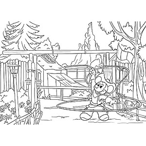 Disneyland Parks Colouring Book