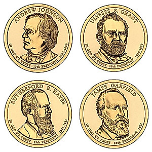 2011 D Complete Set of all 4 Presidential Dollars Uncirculated