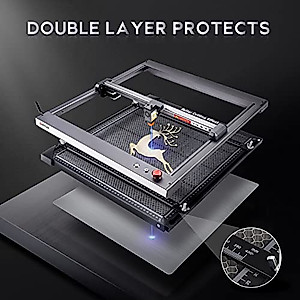 Honeycomb Laser Bed, Laser Cutting Honeycomb Working Table 17.32x18.5x0.87 inch for ORTUR Laser Engraver, Diode Laser Engraving Machine, Fixture Design & Table-Protecting