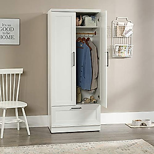 Sauder Homeplus Wardrobe, Soft White finish