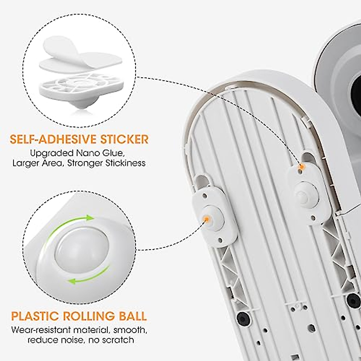 AIEVE 3 Pack Air Fryer Oven Liners & 8 Pack Self Adhesive Caster Wheels