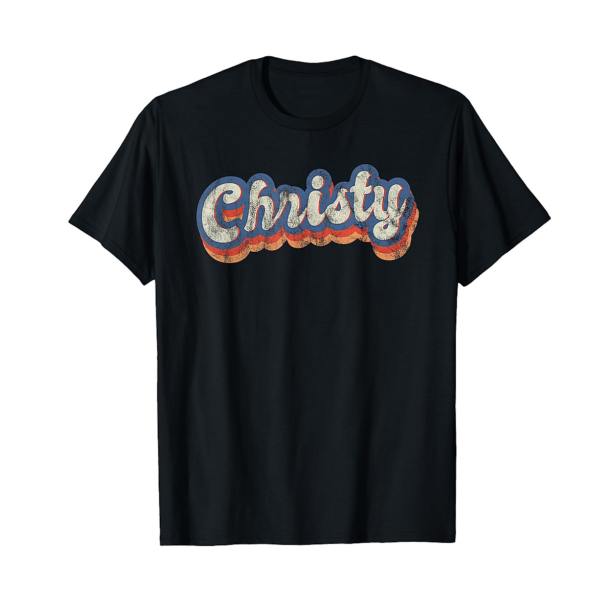 Christy Personalized Name Shirt Custom Lettering 70's T-Shirt
