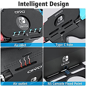 Switch VR Headset Compatible with Nintendo Switch & OLED, Upgraded with Adjustable HD Lenses, Virtual Reality Glasses for Original Nintendo Switch & Switch OLED Model, Switch VR Kit, Switch 3D Goggles