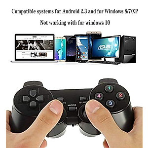 C-Zone 2.4GHz USB Twins Wireless game Controller Gamepad Joystick With WIN98/2000/X/2003VISTA/WIN7 SYSTEM TV Box