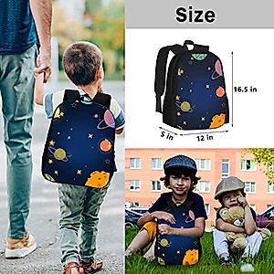 JUMFOURE Cartoon Game Backpack, Gameplayer Large Capacity Laptop Backpack with Side Pockets and Pencil Case -6