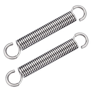 GNPADR GUPO 5-1/8" (2 Pcs) Stainless Steel Recliner Sofa Chair Stainless Steel Spring Replacement Mechanism Tension Spring