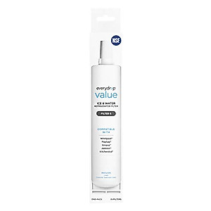 Everydrop Value by Whirlpool Ice and Water Refrigerator Filter 5, EVFILTER5, 1 Pack