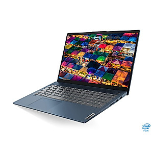 Lenovo IdeaPad 5 Business 15 Laptop 15.6" FHD IPS Touchscreen 11th Gen Intel 4-Core i7-1165G7 12GB RAM 512GB SSD Fingerprint Backlit Keyboard USB-C Dolby Win10 Blue + HDMI Cable