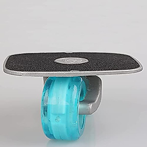 JINCAO Drift Plate Board Skate Split Portable Roller Road Aluminum Anti-slip Plate with Blue Flash Light PU Wheels and ABEC-7 608 Bearings