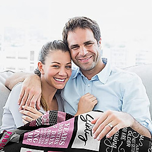 Kazdan 60th Birthday Gifts for Women, Gifts for 60 Year Old Woman, 60th Birthday Gifts Blanket, 60 Birthday Gifts for Women, 1963 Birthday Gifts for Women, Throw Blanket 60"x50"