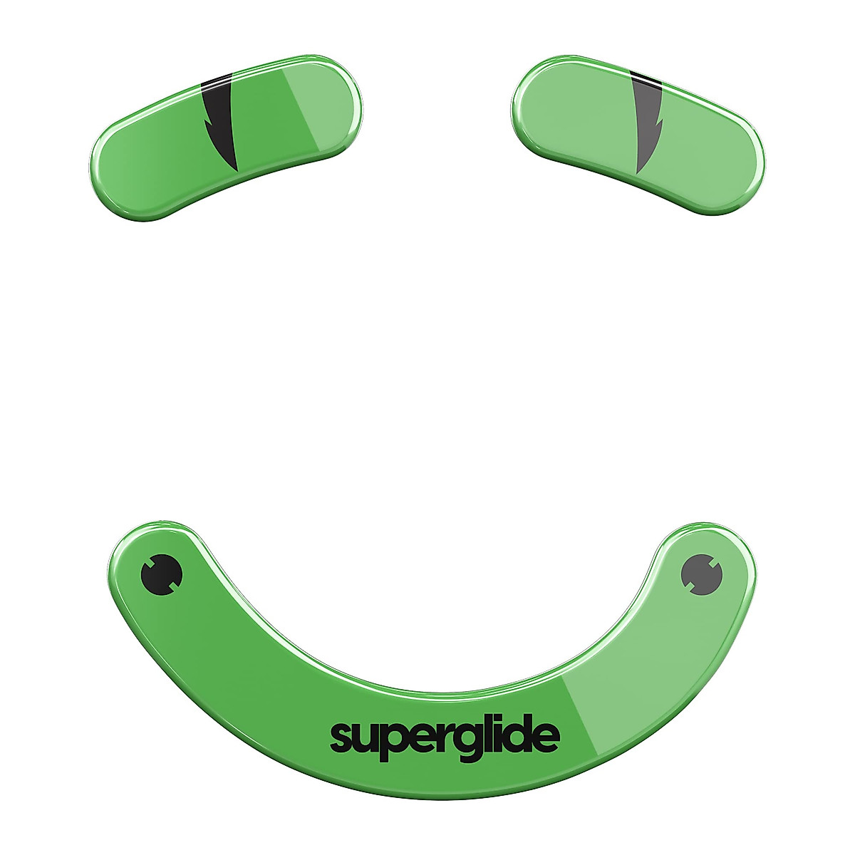 Superglide - Fastest and Smoothest Mouse Feet/Skates Made with Ultra Strong Flawless Glass Super Fast Smooth and Durable Sole for Razer DeathAdder V2 Pro / V2 HyperSpeed [Green]