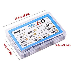 40Pcs Electric Motor Carbon Brushes Assortment 10 Different Sizes for Replacement Power Tool Part Repair