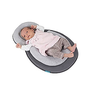 Babymoov Original Baby Lounger & Infant Floor Seat (Baby Registry Must-Have)), Gray