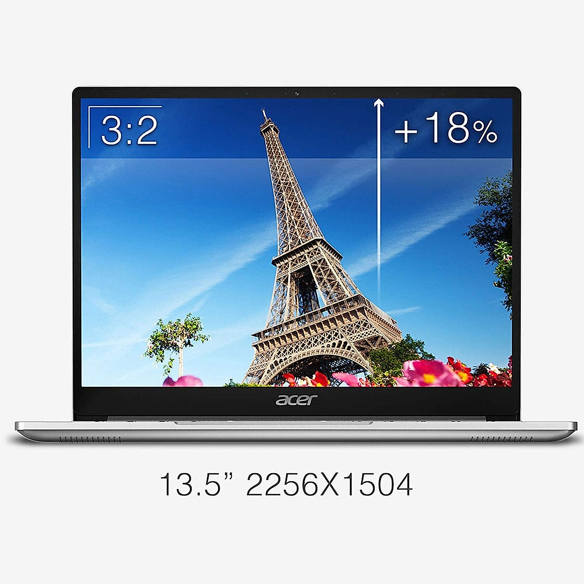 Acer Swift 3 Intel Evo Thin & Light Laptop, 13.5inch 2256 x 1504 IPS, Intel Core i7-1165G7, Intel Iris Xe Graphics, 8GB LPDDR4X, 512GB NVMe SSD, Wi-Fi 6 Silver 13-13.99 inches (Renewed)