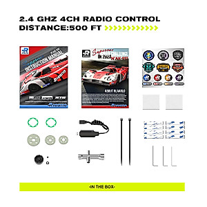 AMORIL 1/10 Large 3S Brushless High Speed RC Cars for Adults,Max 120 MPH All-Road Speed Bash Racer RTR with Carbon Fiber Chassis,10 Lights,Aluminum Wheel,CNC Steel Split Driveshaft,500FT Control,Red