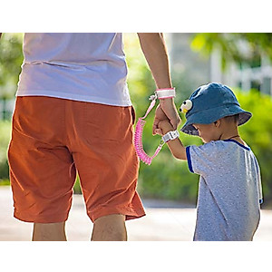 JIANBAO Owl Toddler Backpacks with Leashes Anti Lost Wrist Link for 1.5 to 3 Years Kids Girls Boys Safety (Owl, Pink)