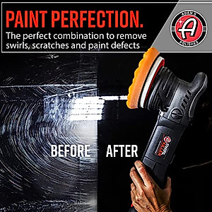 Adam's Polishes Swirl Killer 15mm Car Polisher - Buffer Polisher Dual Action Machine | Use W/Car Polish, Polishing Compound, or Car Scratch Remover | Detailing Car Wash Clay Bar Ceramic Coating