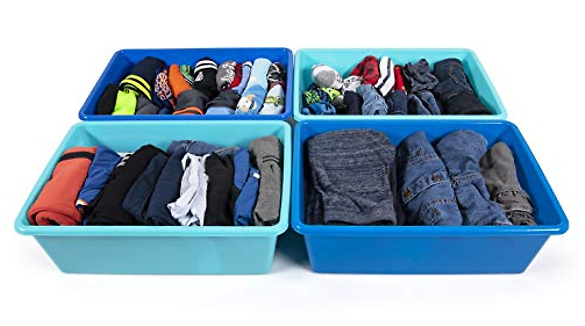 Humble Crew Large Storage Bins Set of 4 - Organize Easily