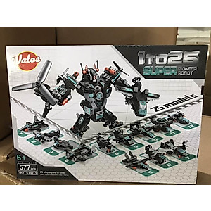 VATOS STEM Robot Building Toys, 577 PCS Construction Toys 25-in-1 STEM Toys for 6 Year Old Boys Creative Building Bricks Engineering Vehicles Blocks Kit for Kids Age 6 7 8 9 10 11 Year Old