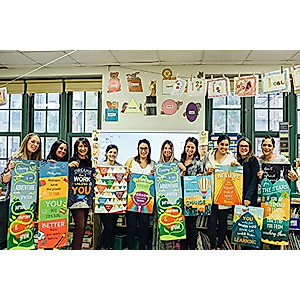Sproutbrite Classroom Decorations - Motivational Posters - Educational and Inspirational Growth Mindset for Teacher and Students