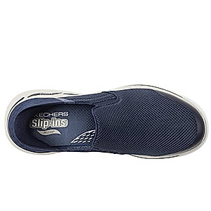 Skechers Men's Gowalk Arch Fit Slip-Ins-Athletic Slip-On Casual Walking Shoes with Air-Cooled Foam Sneaker, Navy, 10.5
