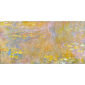ArtDirect Waterlilies-Yellow Nirvana 10x5 UnFramed Art Print Poster Ready for Framing by Monet, Claude