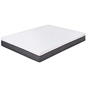 Olee Sleep 10 Inch Firm Memory Foam Mattress Cal King Gray, California King