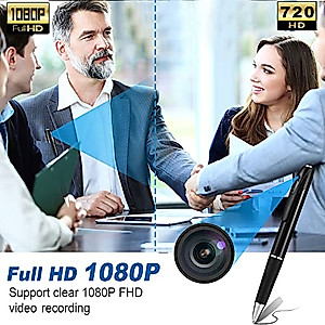32GB Hidden Camera【2023 Upgraded Version】, Spy Camera, Pen Camera with FHD1080P, Nanny Cam with 180 Minutes Battery Life, Body Camera for Home Security or Classroom Learning