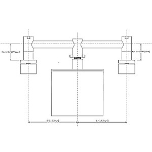 SUMERAIN Wall Mount Waterfall Tub Faucet 3 Hole Brushed Nickel Bathtub Faucet, Extra High Flow Rate