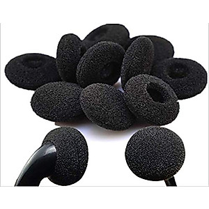 Zotech 50 Pack Foam Earbud Earpad Ear Bud Pad Replacement Sponge Covers for Airpods iPod iPhone Itouch Ipad Headsets