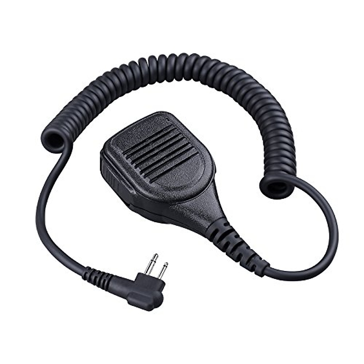 COMMIXC Shoulder Mic, Waterproof IP55 Handheld Speaker Mic with External 3.5mm Earpiece Jack, Compatible with 2.5mm/3.5mm 2-Pin Motorola Two-Way Radios