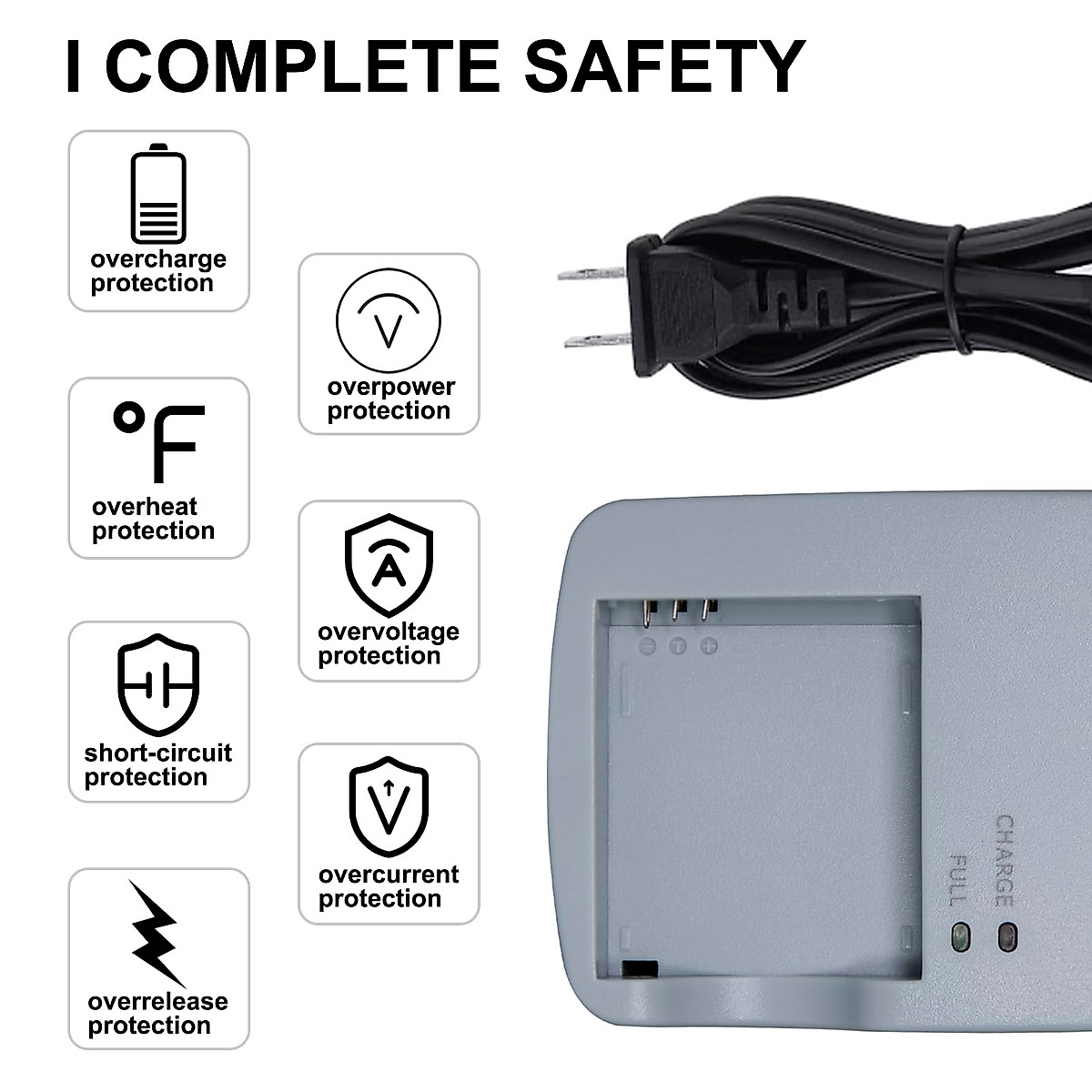 CB-2LY CB-2LYE Quick Battery Charger Compatible with Canon: for NB-6L NB-6LH Battery PowerShot D10 D20 D30 S90 S95 S120 S200 SD770 is SD980 is SD1200 is SD1300 is SD3500 is SD4000 is Elph 500 HS