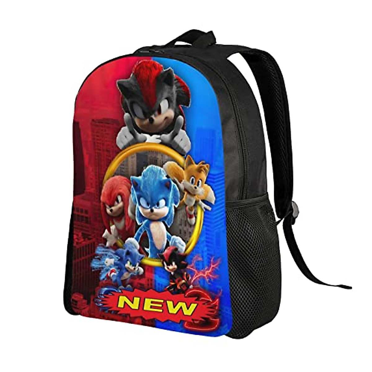 Hkazryut Cartoon 3pcs Backpack Set Casual Travel Backpack Anime Sports Backpacks 04