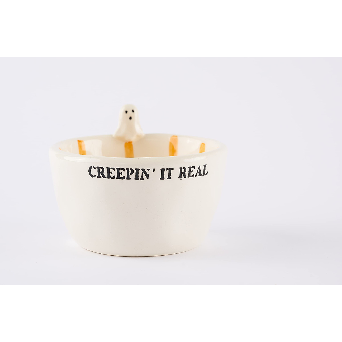 Mud Pie Halloween Nested Dip Bowl Set of 2 (Skeleton)