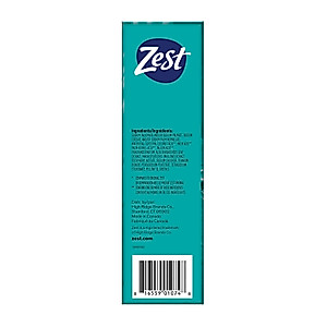 Zest Bar Soap - Enriched with Vitamin E - Moisturizing Body Soap - Gentle Soap - Paraben-Free Soap Bar - Suitable for All Skin Types - Aqua - 16 Pc