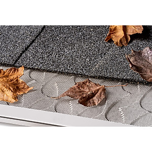 Superior Gutter Guard | New Raised Stainless-Steel Screen Technology Gutter Cover, DIY Constructed. Fits Any Traditional 6-inch Gutter - 48FT Kit