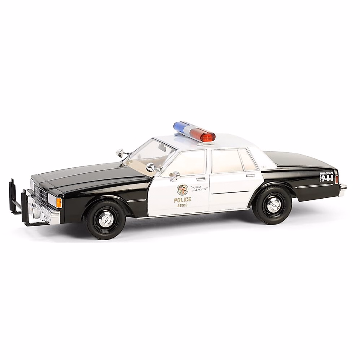 Greenlight 85602 1:24 Scale Diecast 1989 Chevy Caprice - Los Angeles Police Department LAPD Model Car, Limited Edition