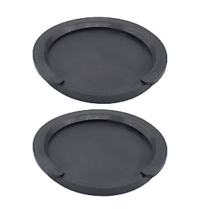 XtremeAmazing Acoustic Guitar Soundhole Cover Cap Feedback Reducer Rubber for 4 Inch sound holes Pack of 2