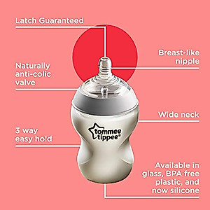 Tommee Tippee Closer to Nature, Newborn Baby Bottle Starter Set – Pink, Girl