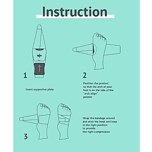 BRISON Plantar Fasciitis Relief - Arch Support Orthotics Inserts Brace - Adjustable Compression Helps with Planters Facetious Flat Foot Pain Foot Care Black