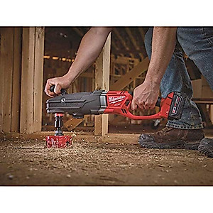 Milwaukee 2711-22 M18 Fuel Super Hawg Right Angle Drill Kit with Quik-Lok