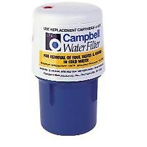 Campbell Manufacturing Compact Undersink Opaque Housing With Cartridge 7-3/8" Tall 1/2" Inlet CF4