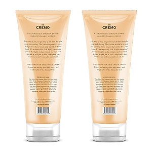 Cremo Coconut Mango Moisturizing Shave Cream, Astonishingly Superior Ultra-Slick Shaving Cream for Women Fights Nicks, Cuts and Razor Burn, 6 Fl Oz (Pack of 2)