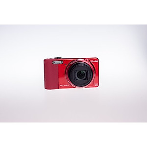 Kodak PixPro Friendly Zoom FZ151 Digital Camera, 16MP, 15x Optical/6x Digital Zoom, 3" LCD Display, HD 720p Video, AV-Out/USB 2.0, Red