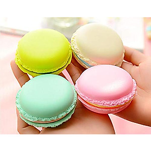 Amberetech Cute 3.5mm in Ear Earphones Earbuds Headset with Macaron Earphone Organizer Box Case for iPhone,for Samsung,for Mp3 iPod Pc Music (Pink)